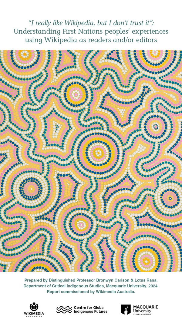 First Nations Focus Group Report - Wikimedia Australia