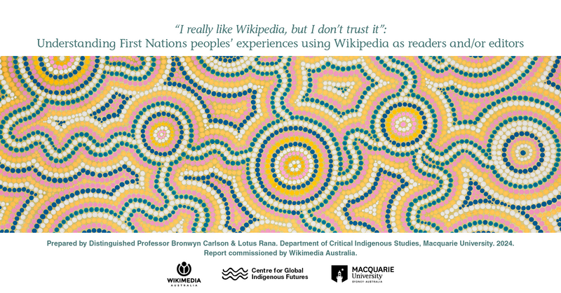 First Nations Resources - Wikimedia Australia