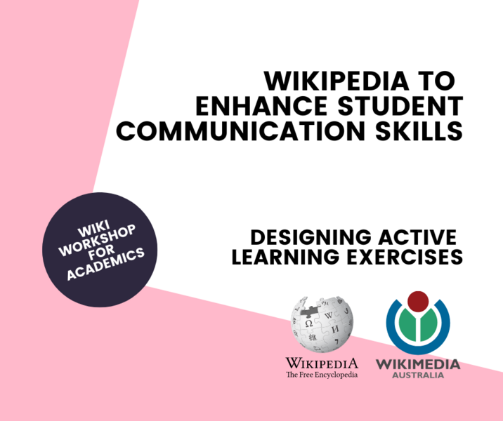 Wikipedia to enhance student communication skills - Wikimedia Australia