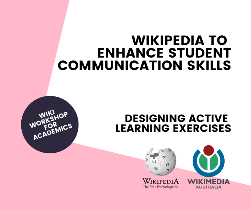 Wikipedia to enhance student communication skills - Wikimedia Australia